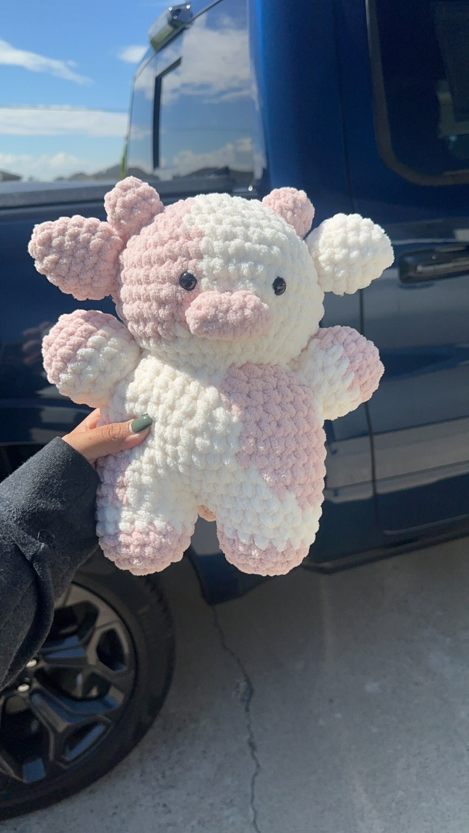 Blush Cow Crochet Plushie//baby Shower Cow/custom Plushie Cow/ Custom ...