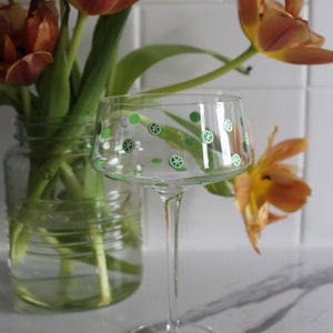 Citrus Hand Painted Coupe Glass - Etsy
