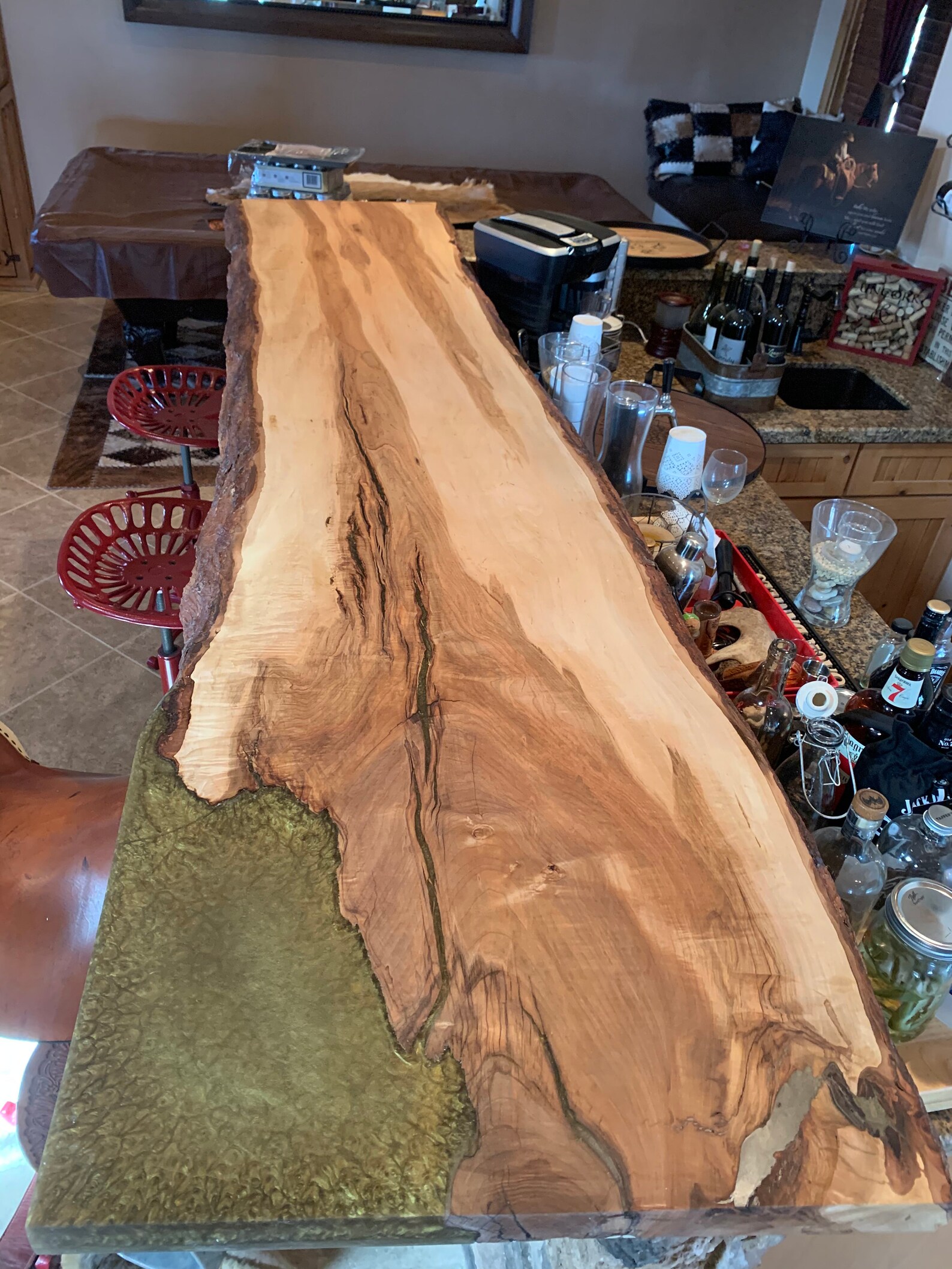 Live Edge Spalted Maple Bar Top - Etsy