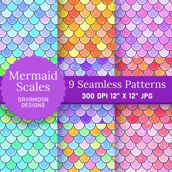 Mermaid Scales - Etsy