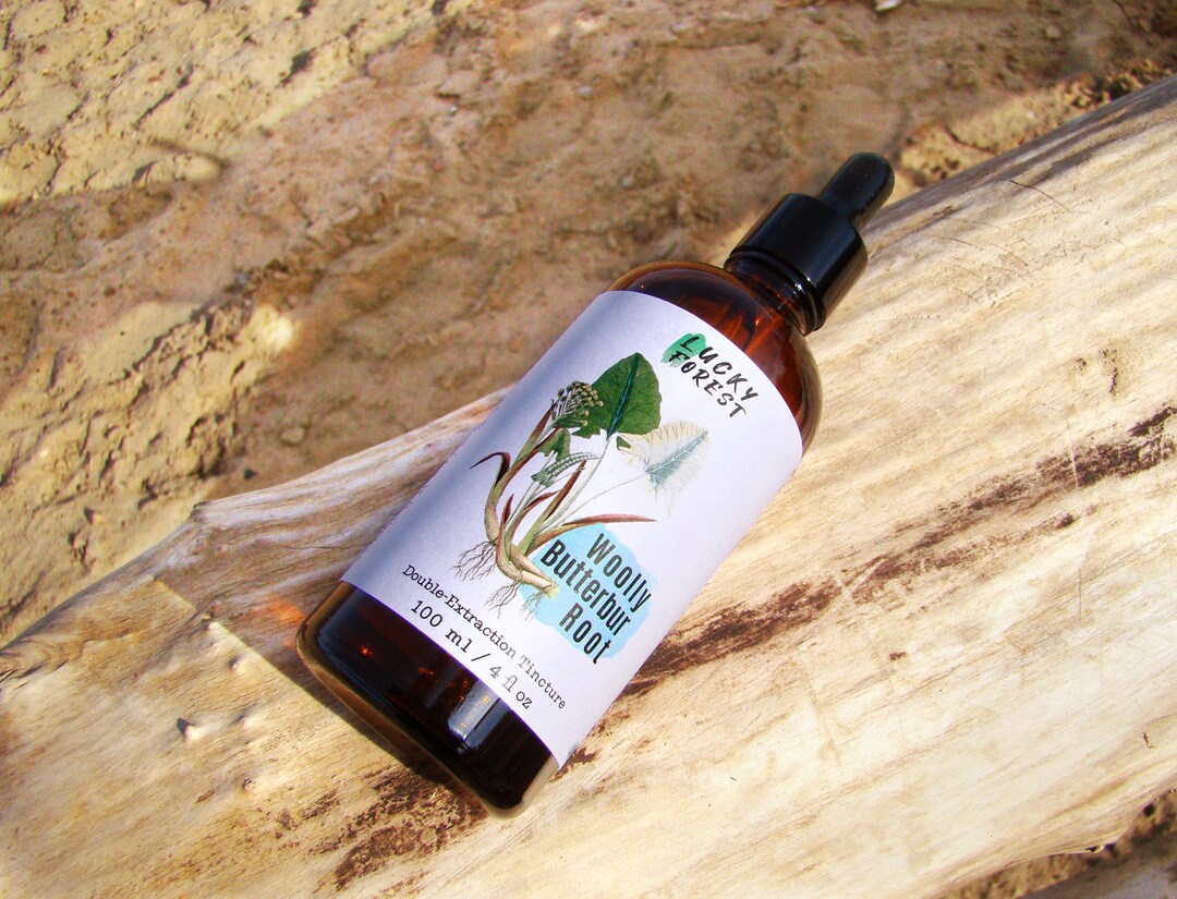 Woolly Butterbur Root Tincture 100ml (4 Fl Oz.) Double-extraction ...