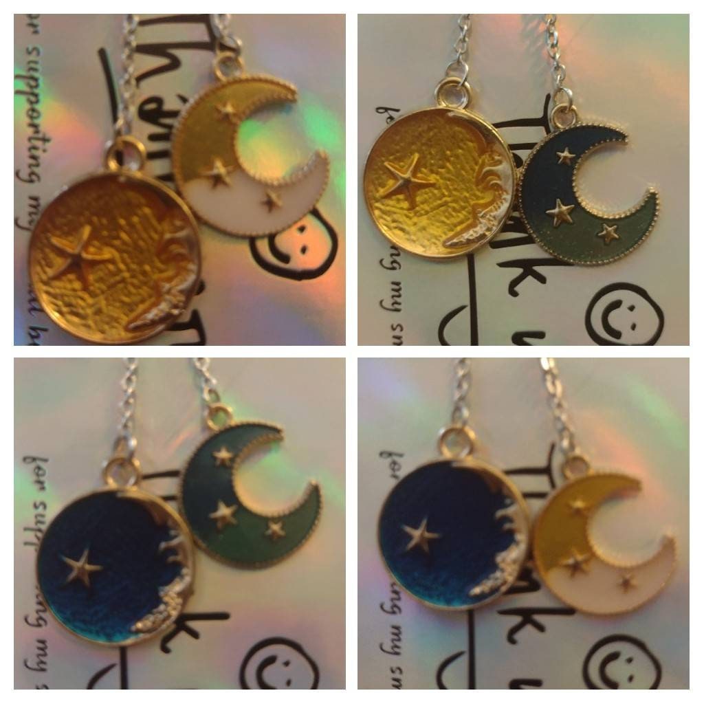 Space and Moon Fidget Earrings Stim Earrings Stim Jewelry - Etsy UK