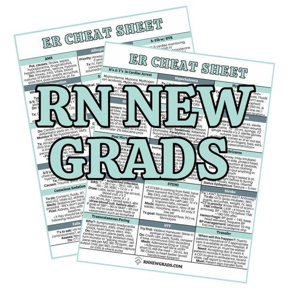Peds Er Cheat Sheet - Etsy