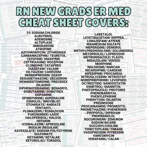 ER Cheat Sheet Bundle - Etsy
