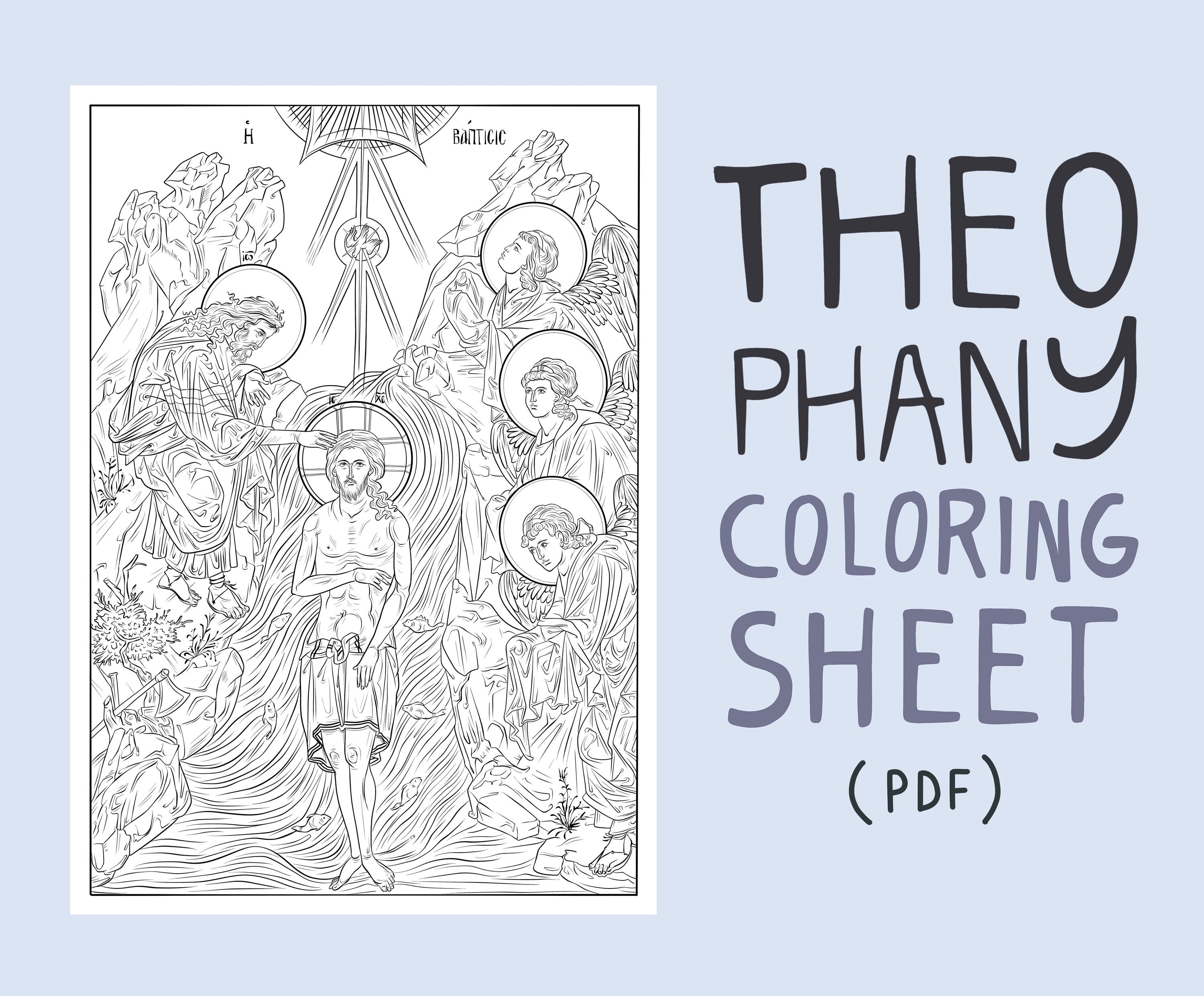 Church Year Coloring Pages January