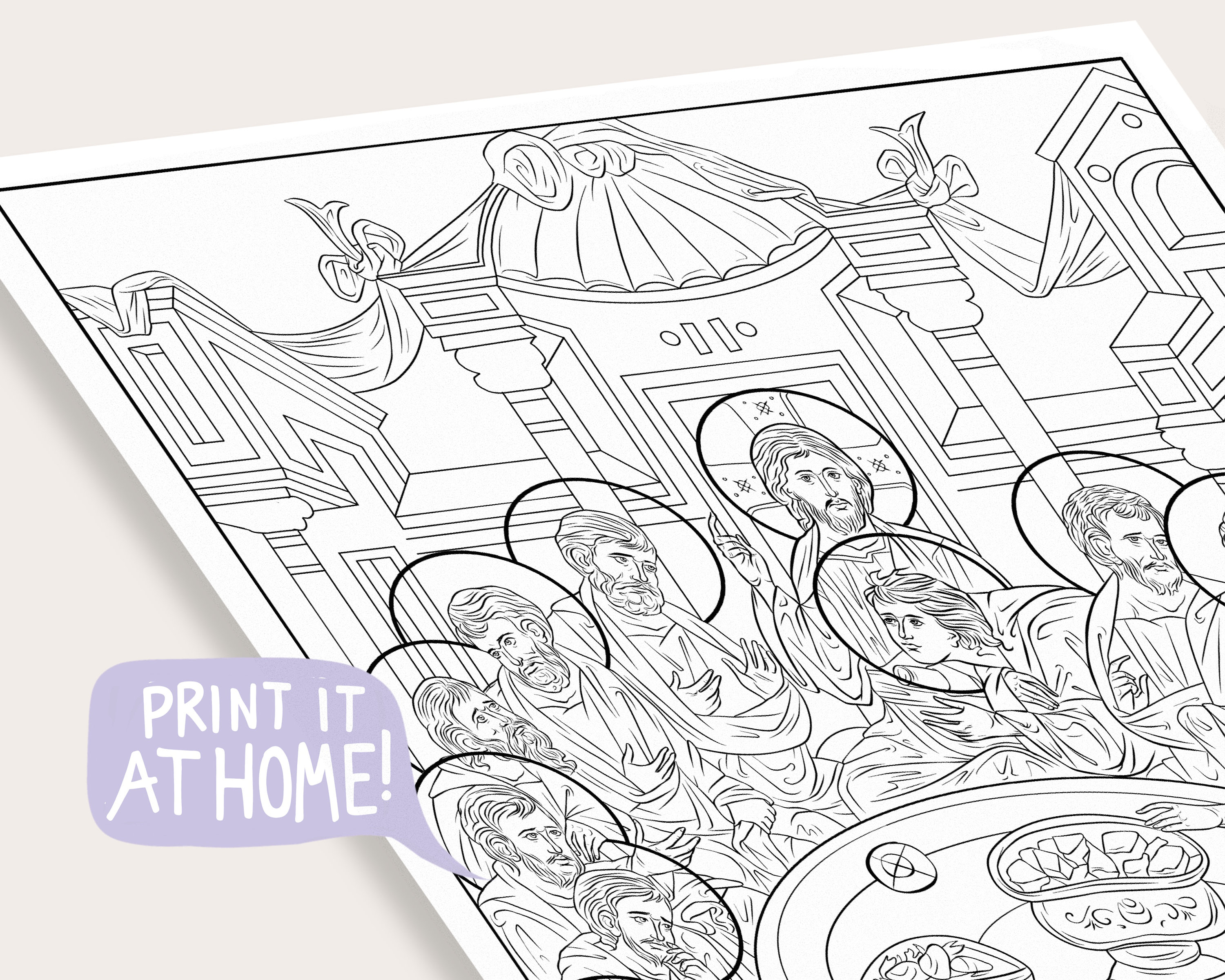 Easter Holy Week Coloring Pages Christian Orthodox Icons Palm Sunday ...