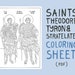 Saint Theodore of Amasea the Tyron & Saint Theodore the Great Martyr ...