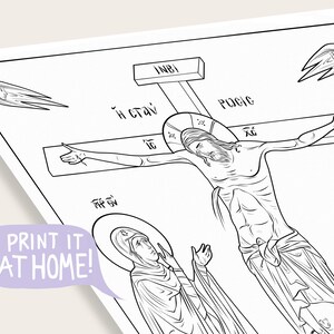 Easter Holy Week Coloring Pages | Christian Orthodox Icons | Palm ...