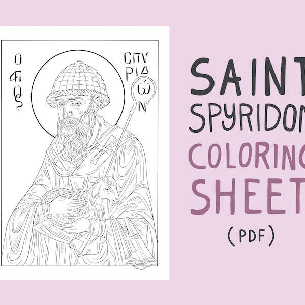 Orthodox Coloring Page Printable - Etsy