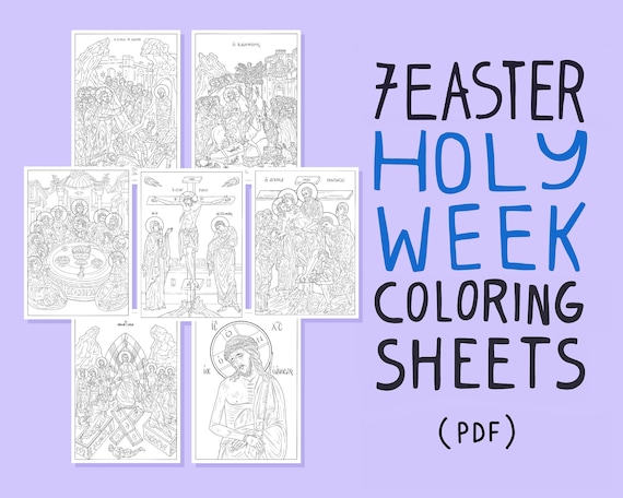Holy Week Coloring Pages