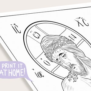 Easter Holy Week Coloring Pages | Christian Orthodox Icons | Palm ...