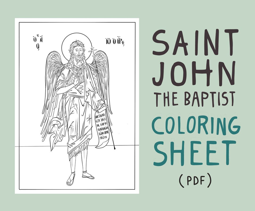 Saint John the Baptist | Christian Eastern Orthodox Icon (Άγιος Ιωάννης ...