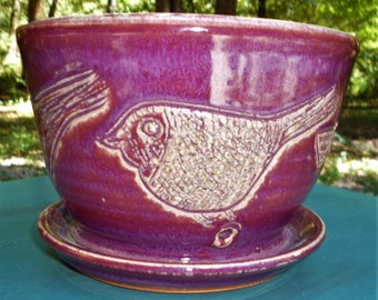 Hand Built Pottery Planter - Etsy