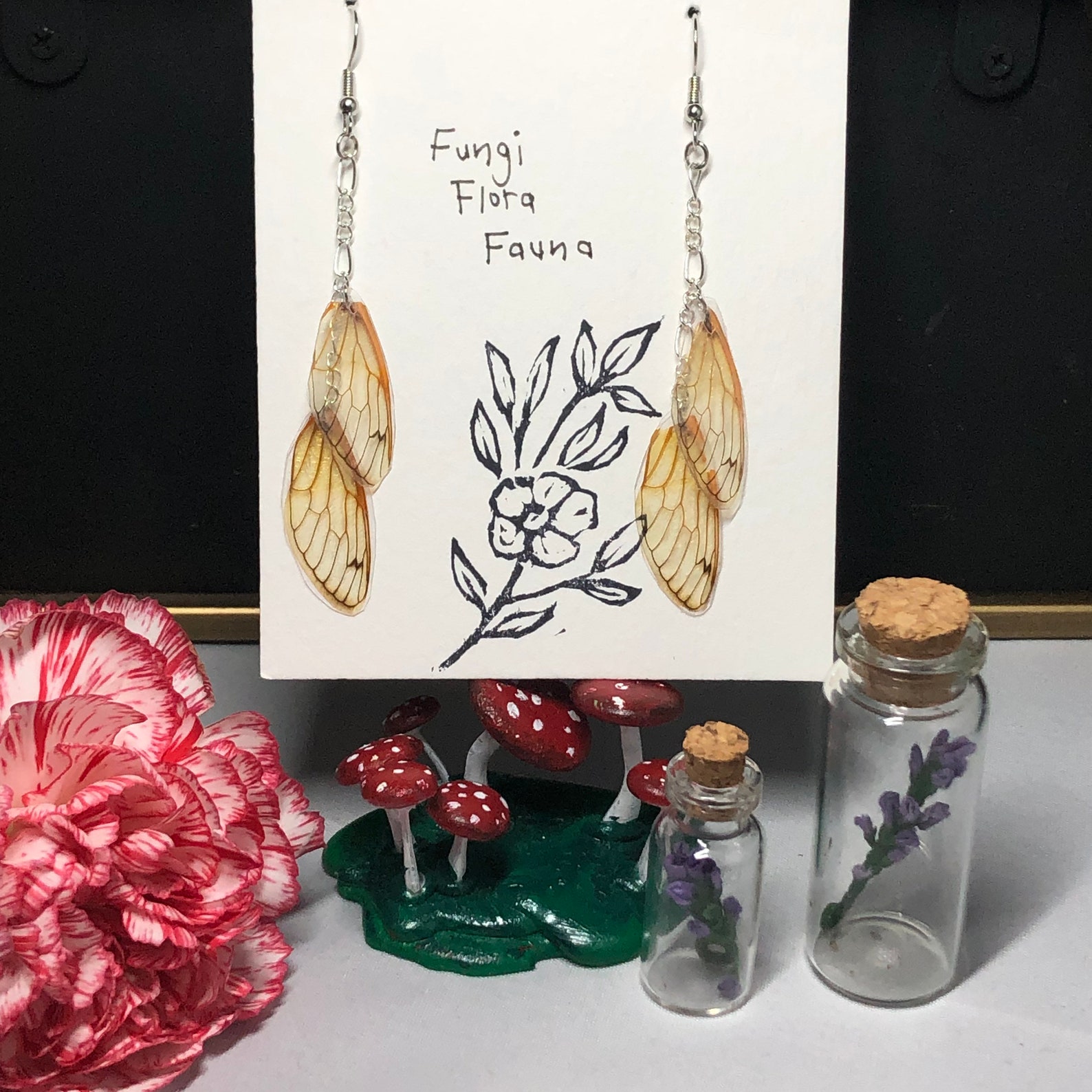 Brood X Cicada Wing Earrings Boho Earrings Fairy Wing Earrings - Etsy