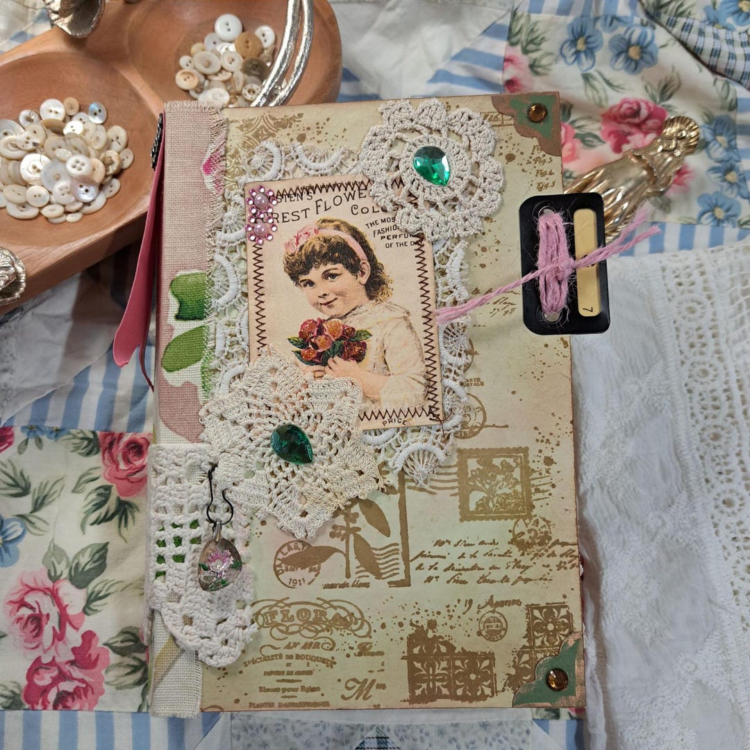 Vintage Shabby Chic Junk Journal - Etsy