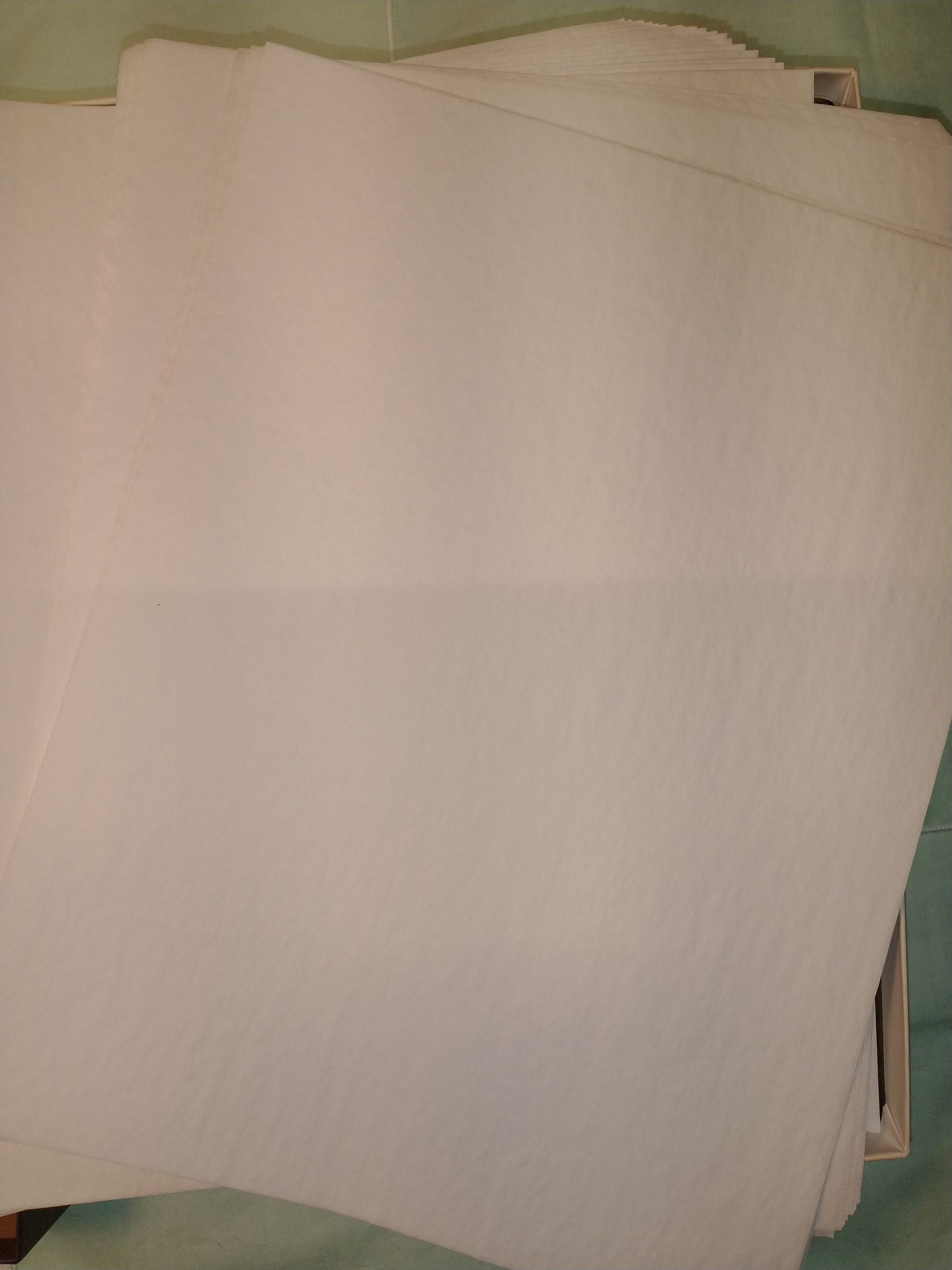 15 Sheets of Vintage Onion Skin Paper/rare Find/typewriter Paper ...