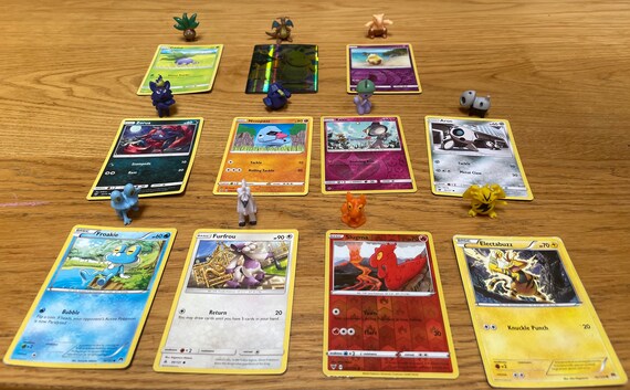 Pokemon Card/figure Matched Sets | Etsy