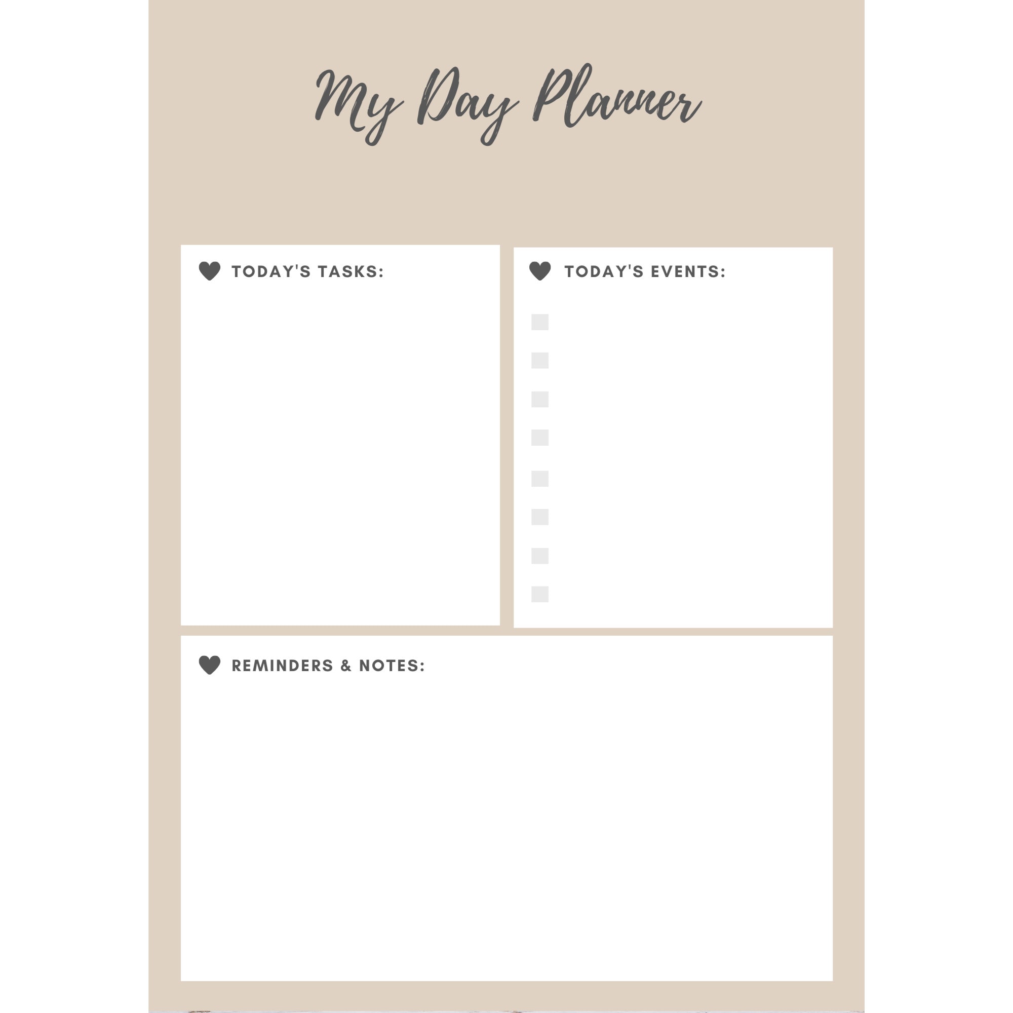 A4 Weekly Planner, Printable, Digital Product, Agenda, Organization ...