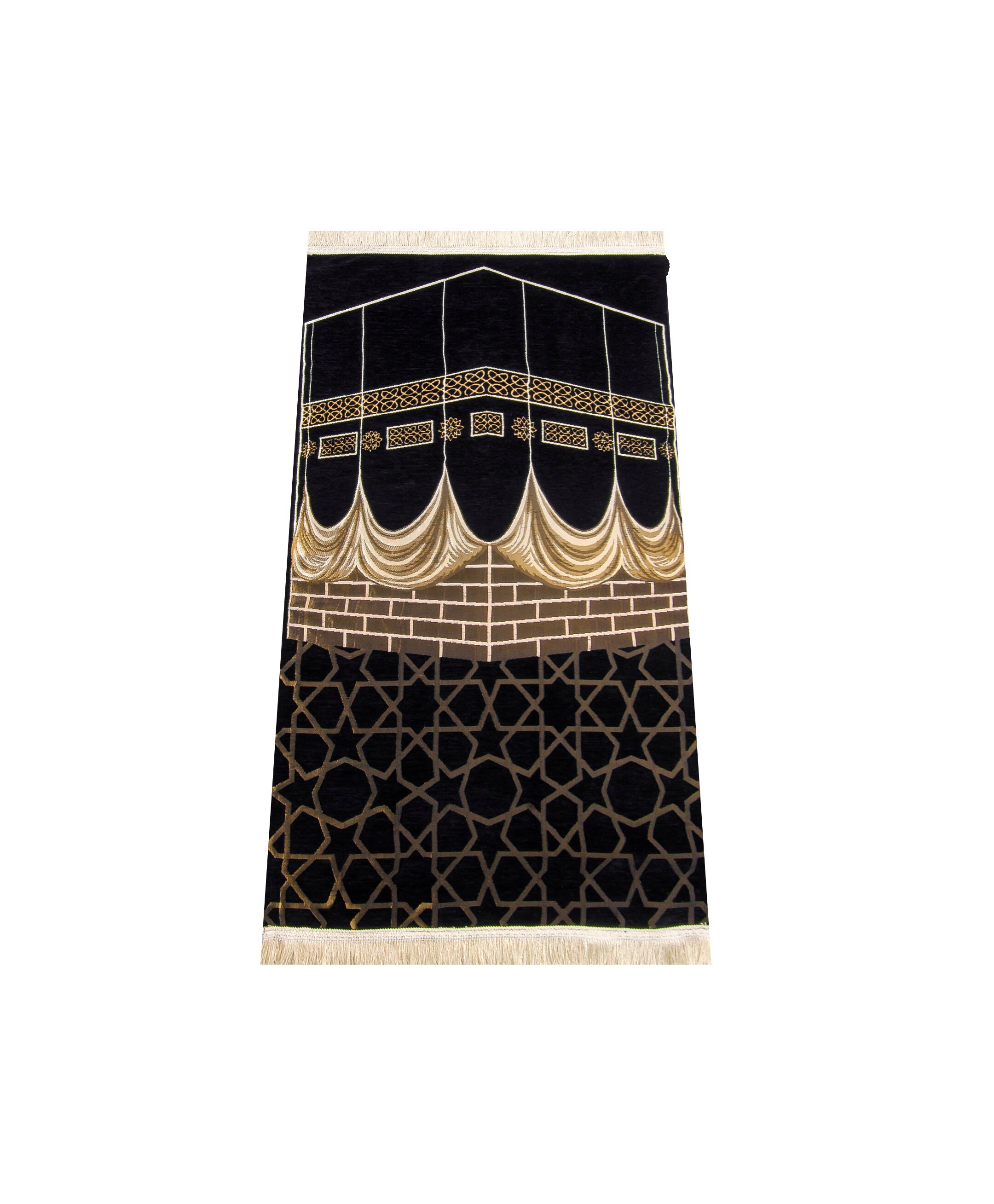 Kaaba Designed Prayer Rug Luxury Soft Kaaba Janamaz Lux - Etsy