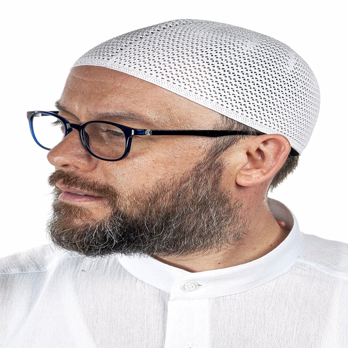 Muslim Kufi Hats for Men Prayer Skull caps Islamic Prayer | Etsy