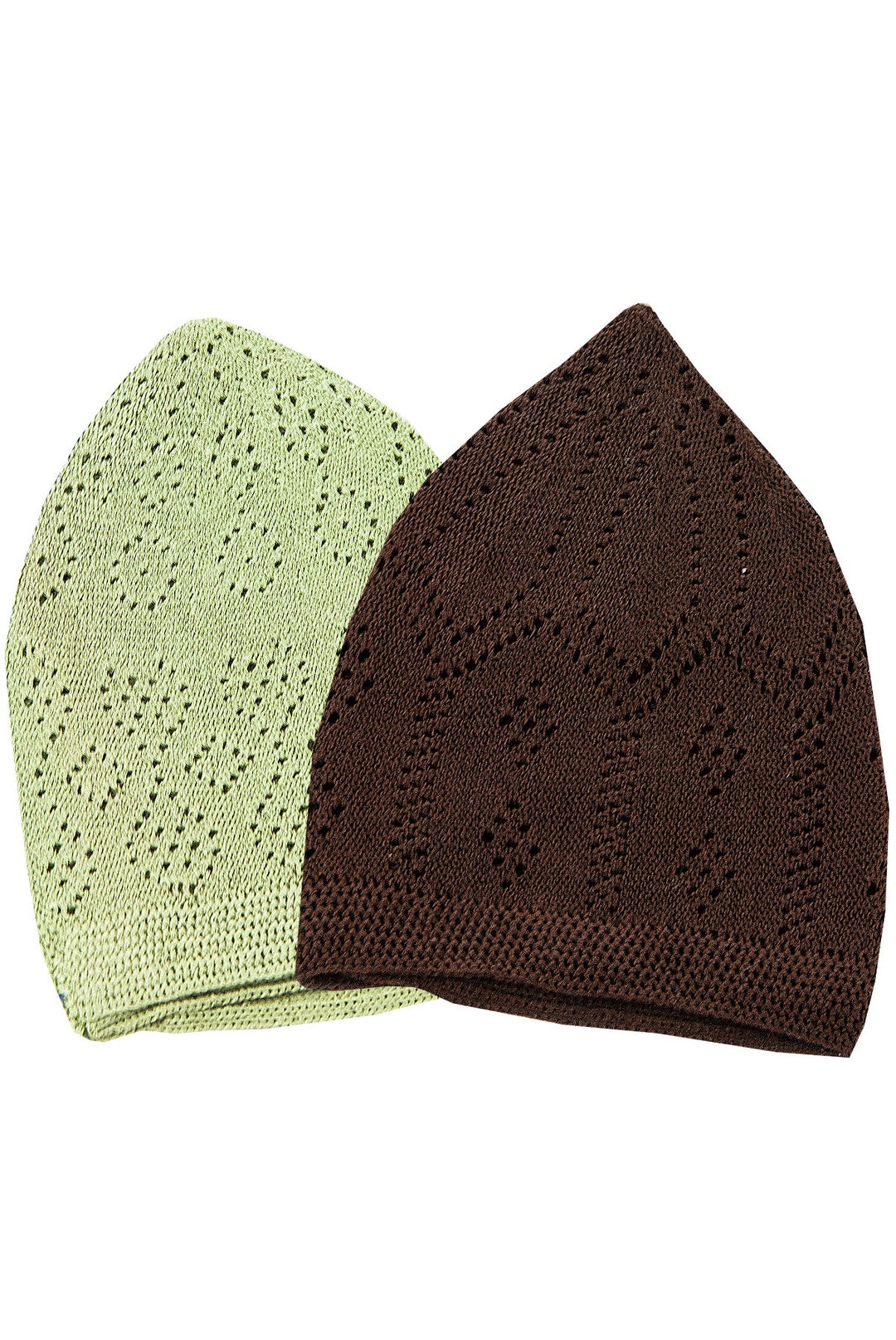 2 Pcs Muslim Kufi Hats for Men, Prayer Skull Caps, Islamic Prayer Hat ...