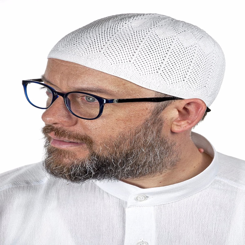Turkish Muslim Kufi Hats for Men Islamic Prayer Hat Islamic | Etsy Canada