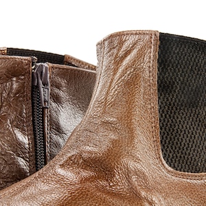 Halal Leather Zipper Khuffain Thermal Khuffain Socks Sunnah | Etsy