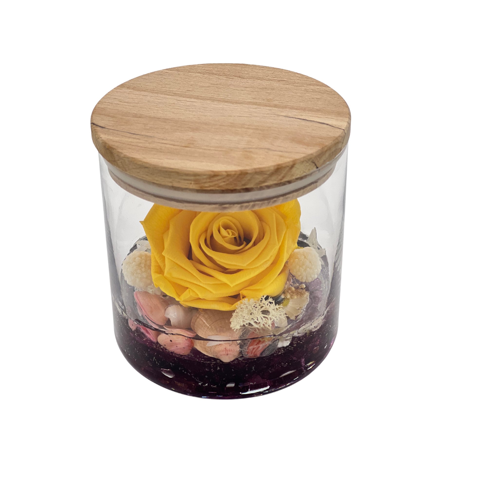 Yellow Preserved Rose Eternal Rose Gift for Her Friend Gift - Etsy