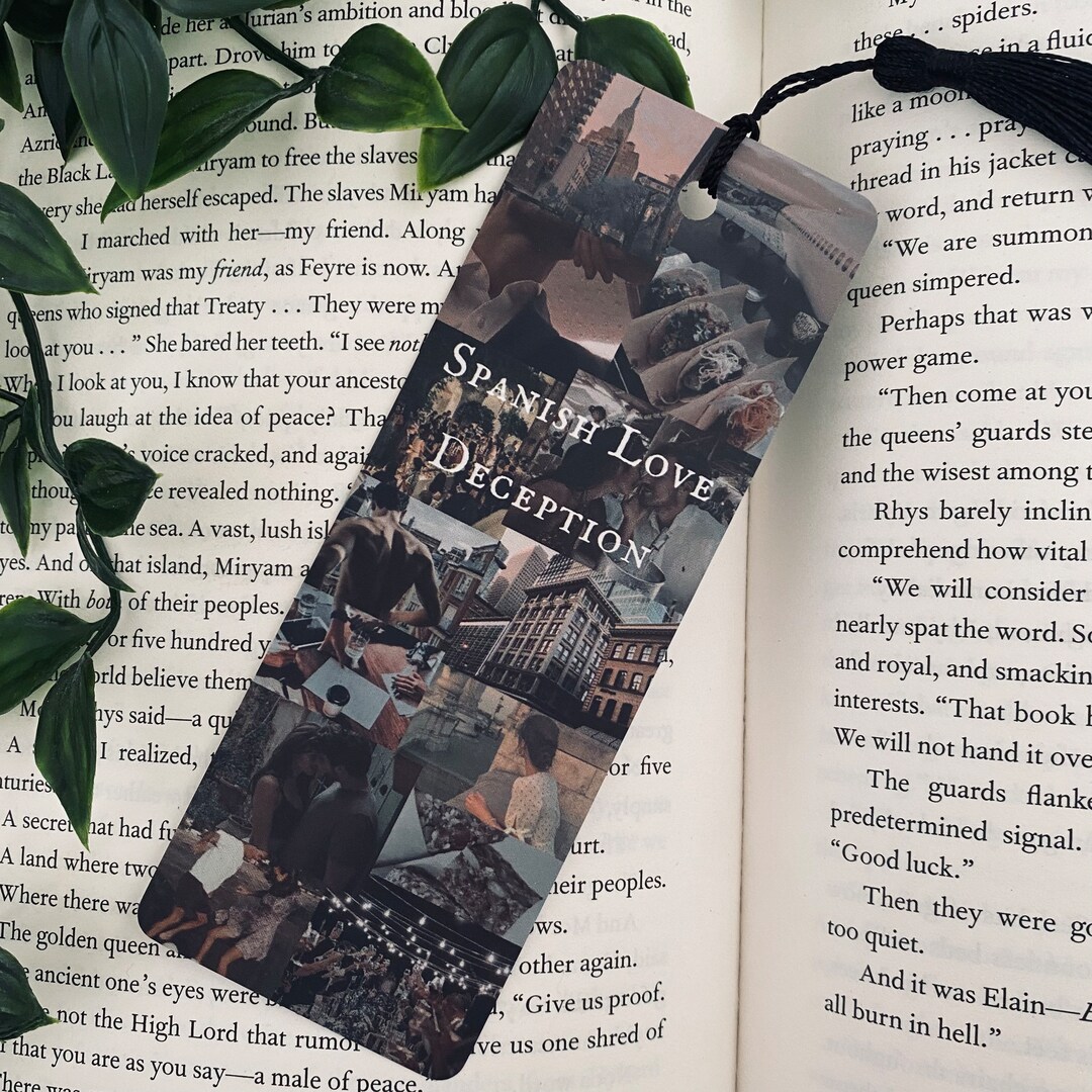 The Spanish Love Deception Inspired Handmade Collage Bookmark - Etsy