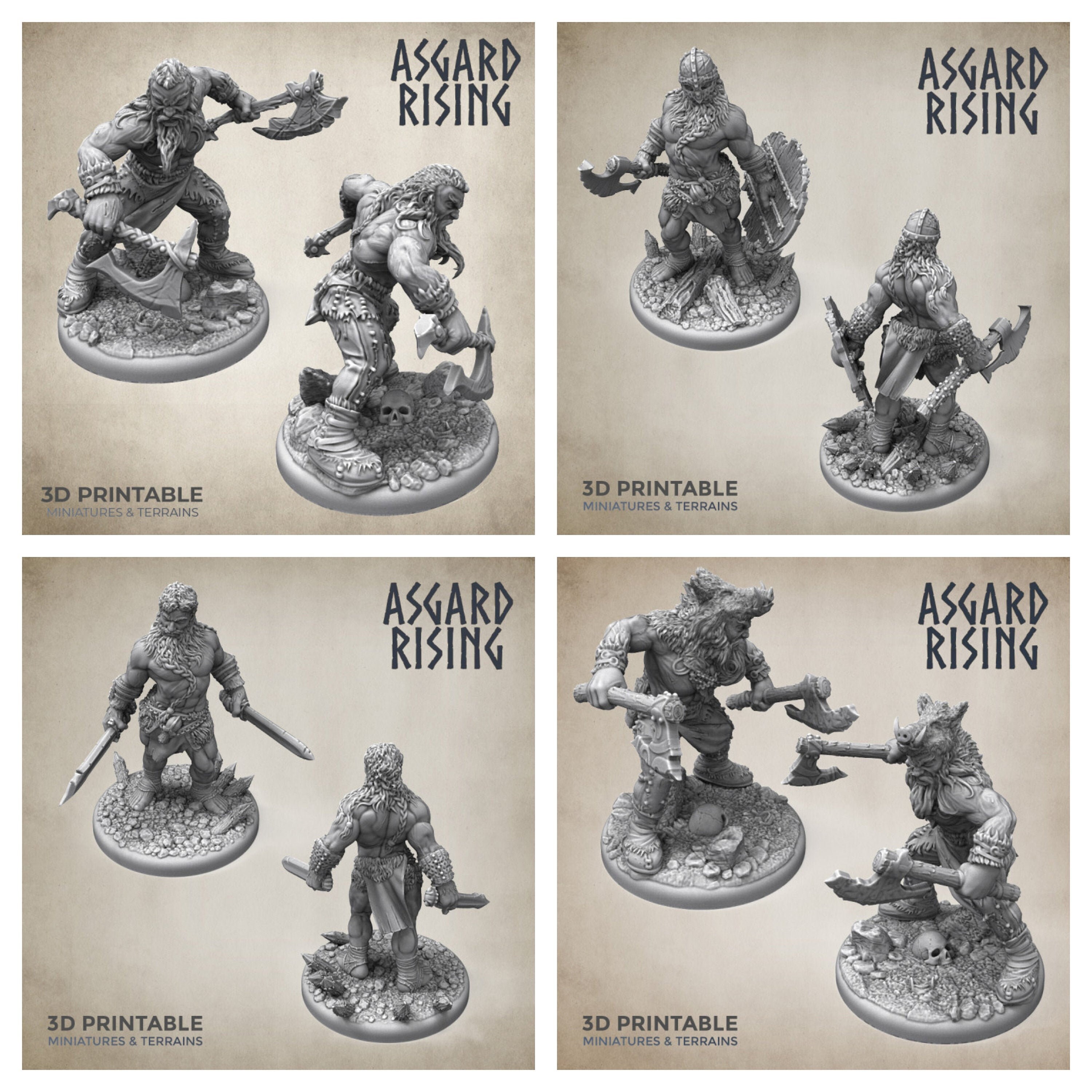 Asgard Rising Midgard Berzerkers - Etsy UK