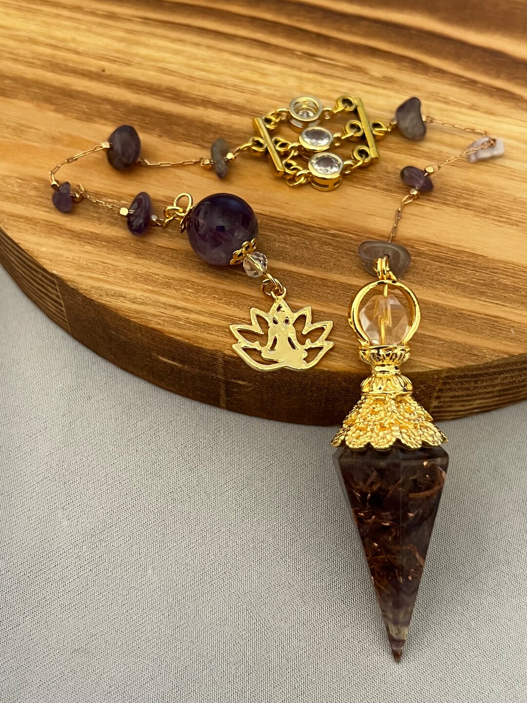 Tourmaline twisted Sisters Pendulum Divination, Reiki, Altar Tool ...