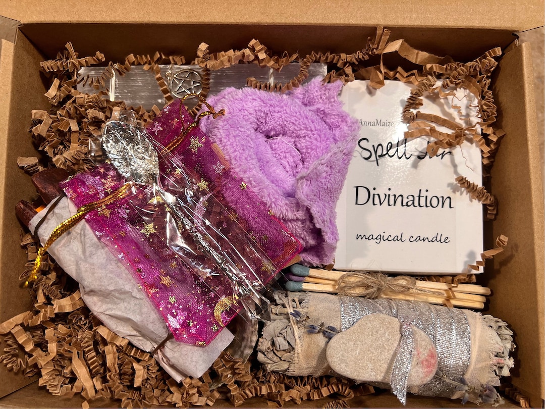 Divination Spell Bath Box Set Ritual Bath Spell Kit Ritual - Etsy