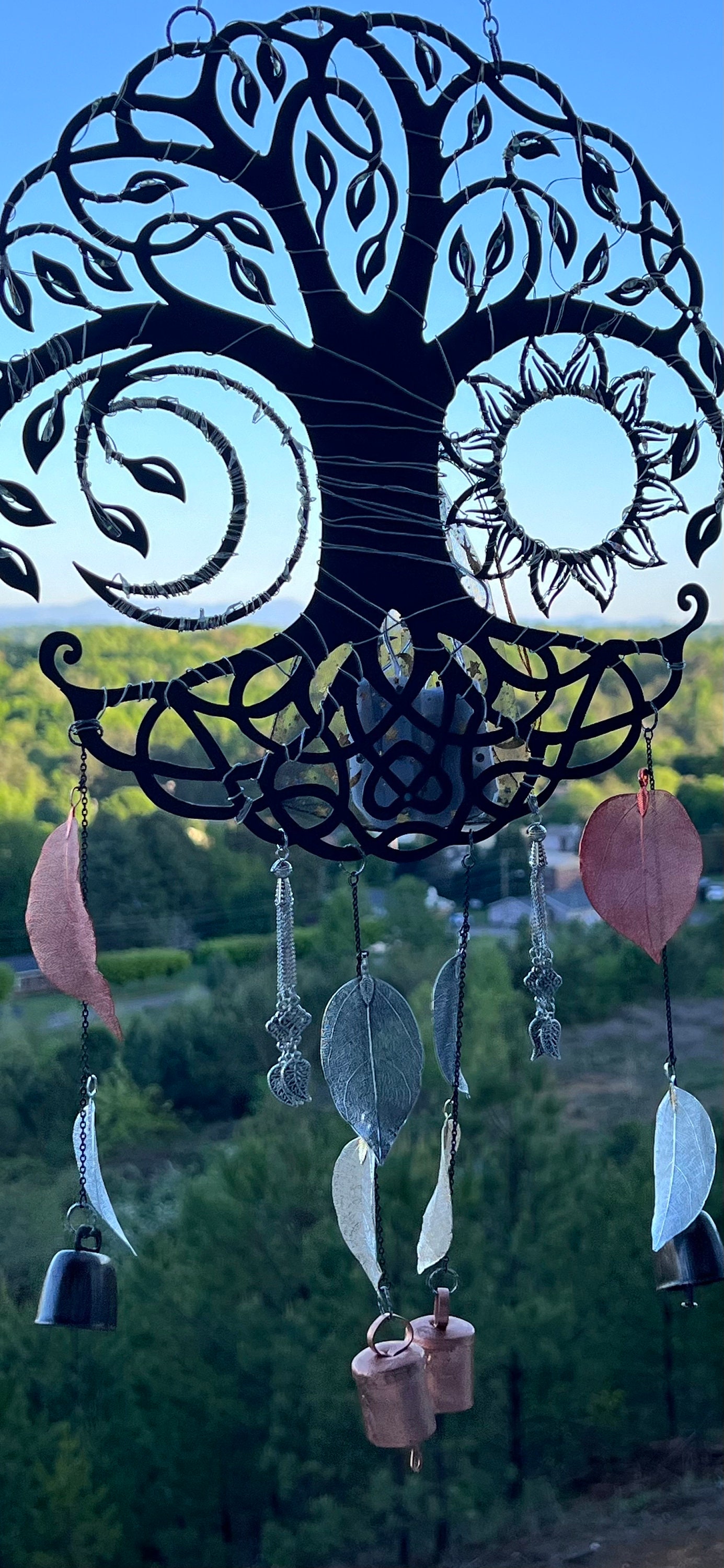 Celtic Tree of Life Witch Bells for Prosperity and Luck With Fairy ...