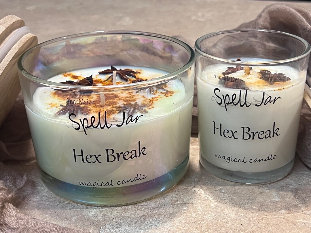 Hex Breaker Spell Jar Candle Metaphysical Ritual Spelled Candle to ...