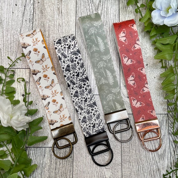 Aesthetic Moths Key Fob Wristlet Lanyard - Etsy