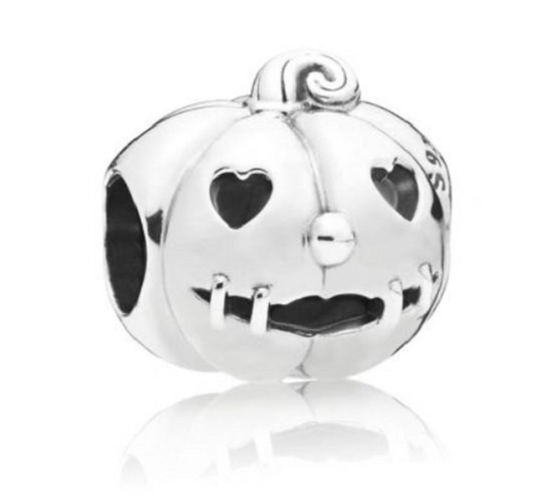 New Pandora Sterling Silver Authentic Halloween Sweet Pumpkin Charm Bead - Etsy