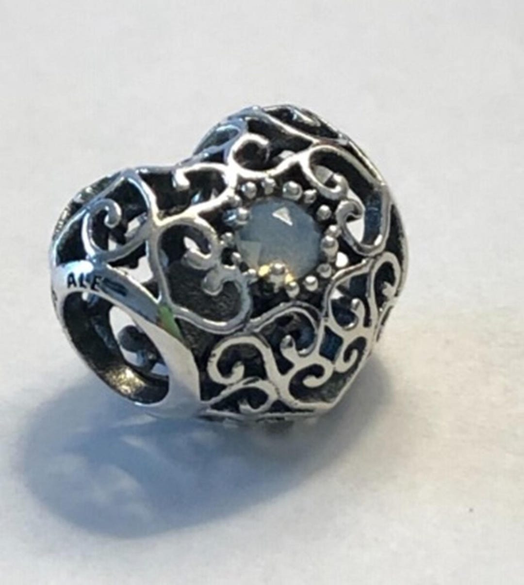 New Pandora Signature Heart Birthstone June Charm - Etsy