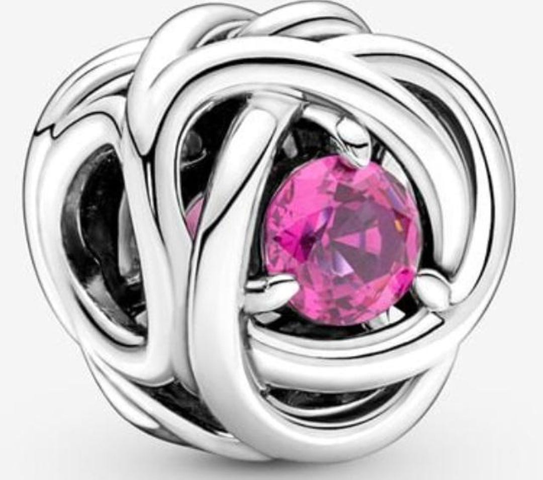 New Pandora Eternity Circle Birthstone Birthday October Charm - Etsy