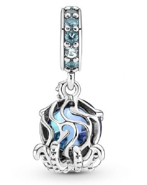 New Pandora Sea Turtle Dangle Murano Blue Glass Charm Bead W/pouch - Etsy