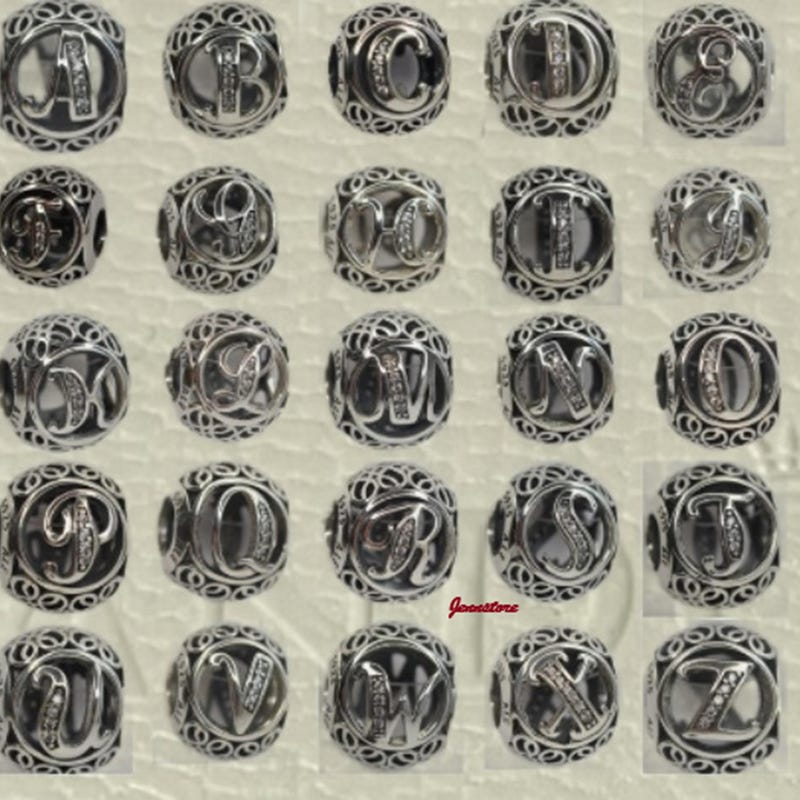 Vintage Z Initial Pendant - Etsy