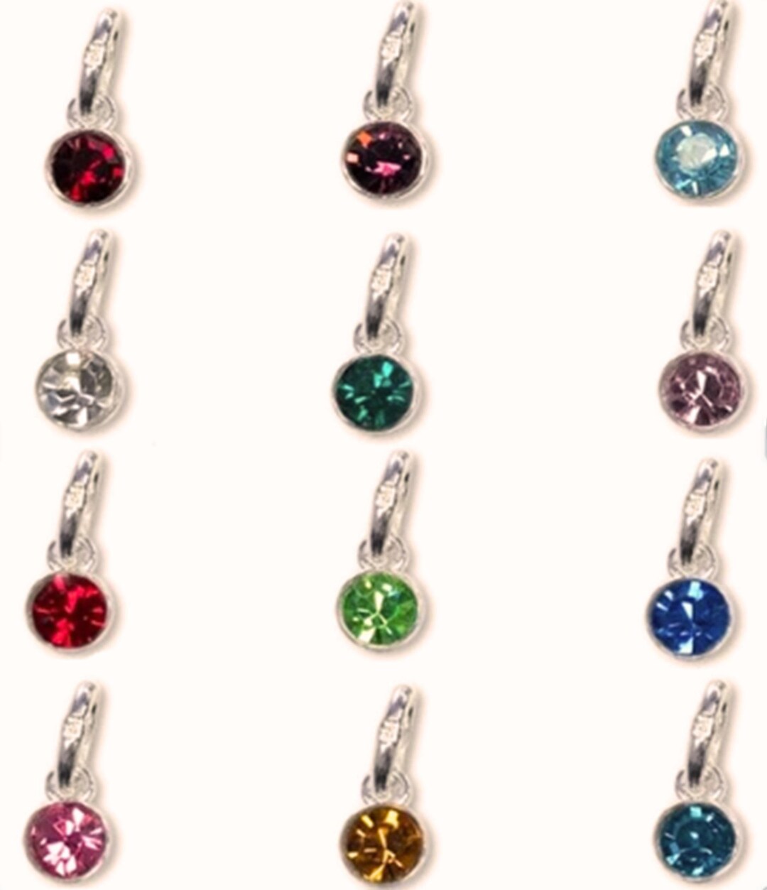 New Pandora Droplet Synthetic BIRTHDAY Gemstone Authentic Birthstone ...