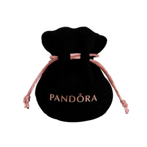 New Authentic Pandora, Rose Gold Sparkling Pave Leaf Charm W/ Pouch - Etsy