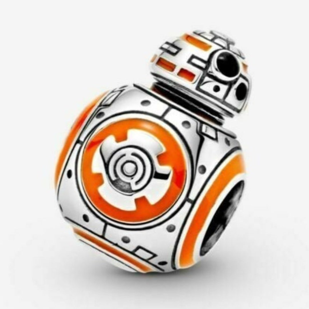 New Authentic PANDORA Star Wars BB-8 Charm 799243C01 Orange - Etsy