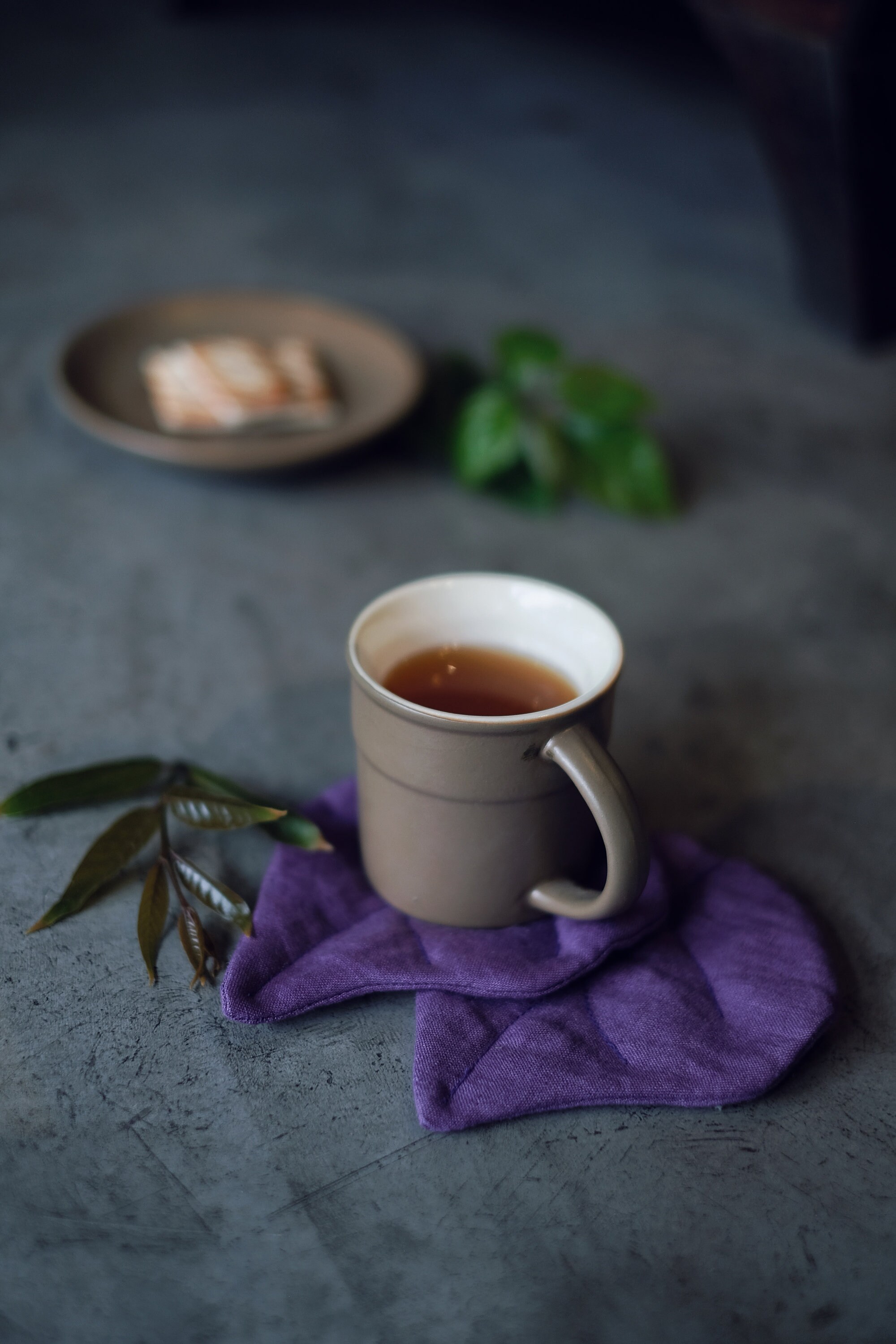 Linencoaster/double Linen Coasters/soft Linen Table Coasters/set of 4 ...