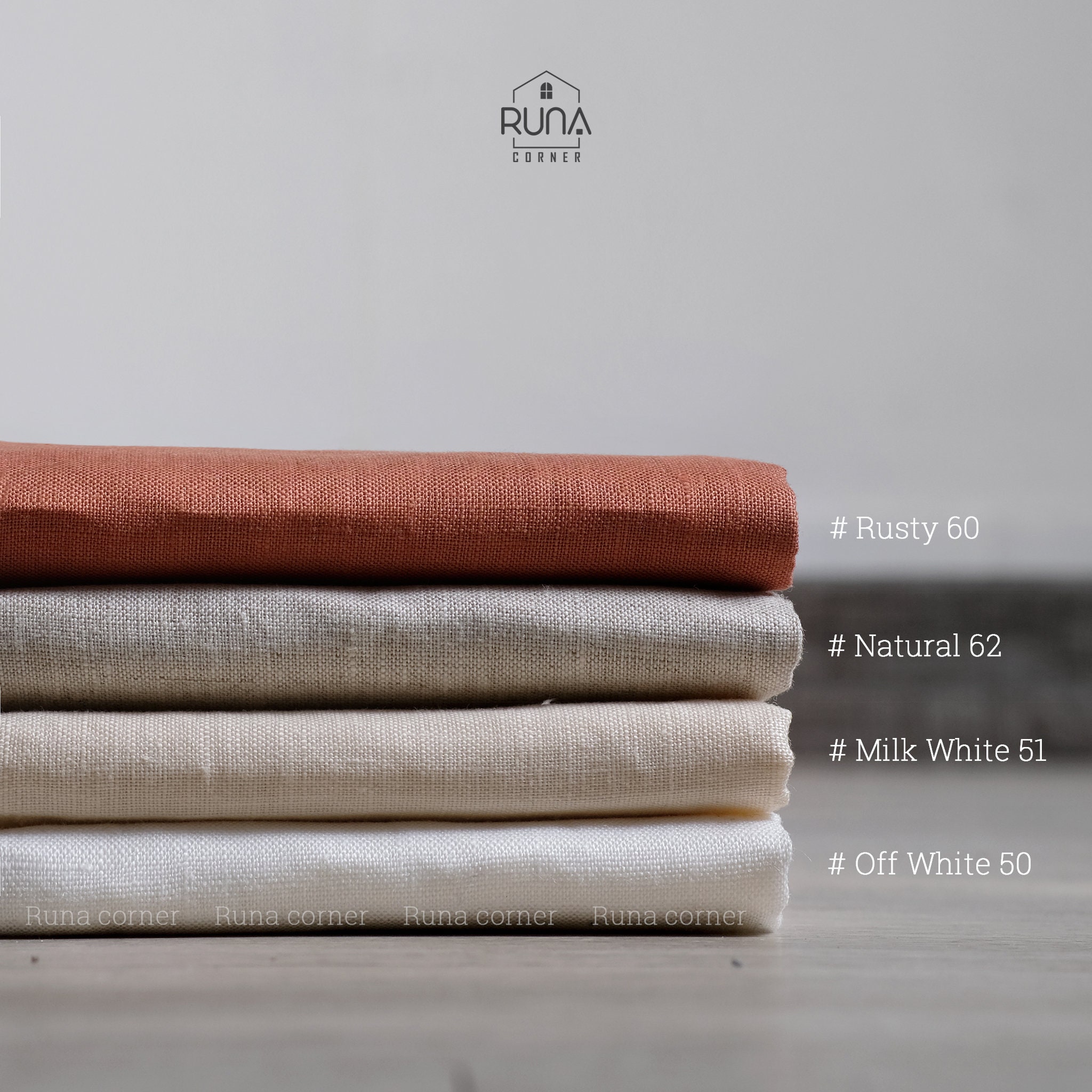 Linencoaster/double Linen Coasters/soft Linen Table Coasters/set of 4 ...