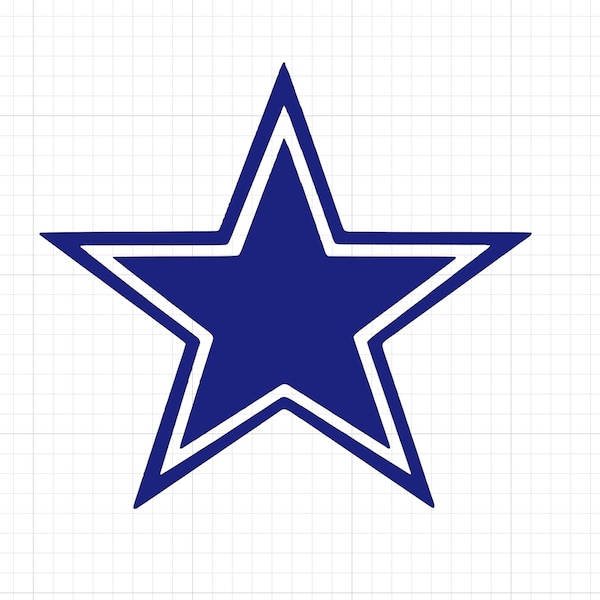 Dallas Cowboy Star Decals - Etsy