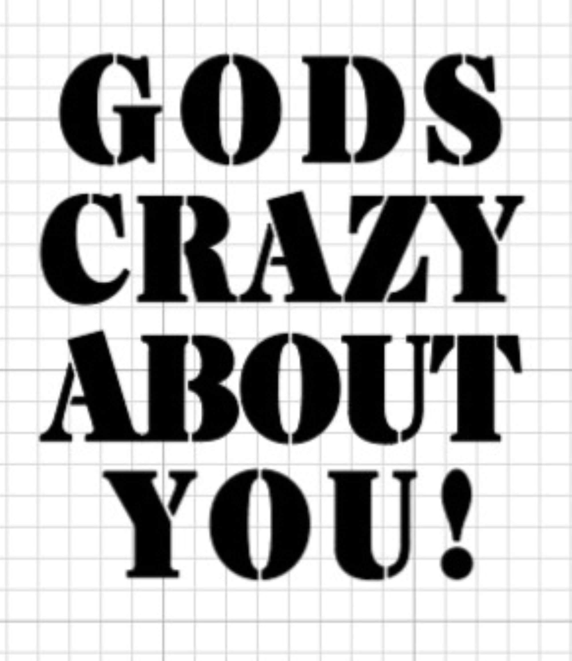 Gods Crazy About You Die Cut Vinyl Decal Many Colors - Etsy