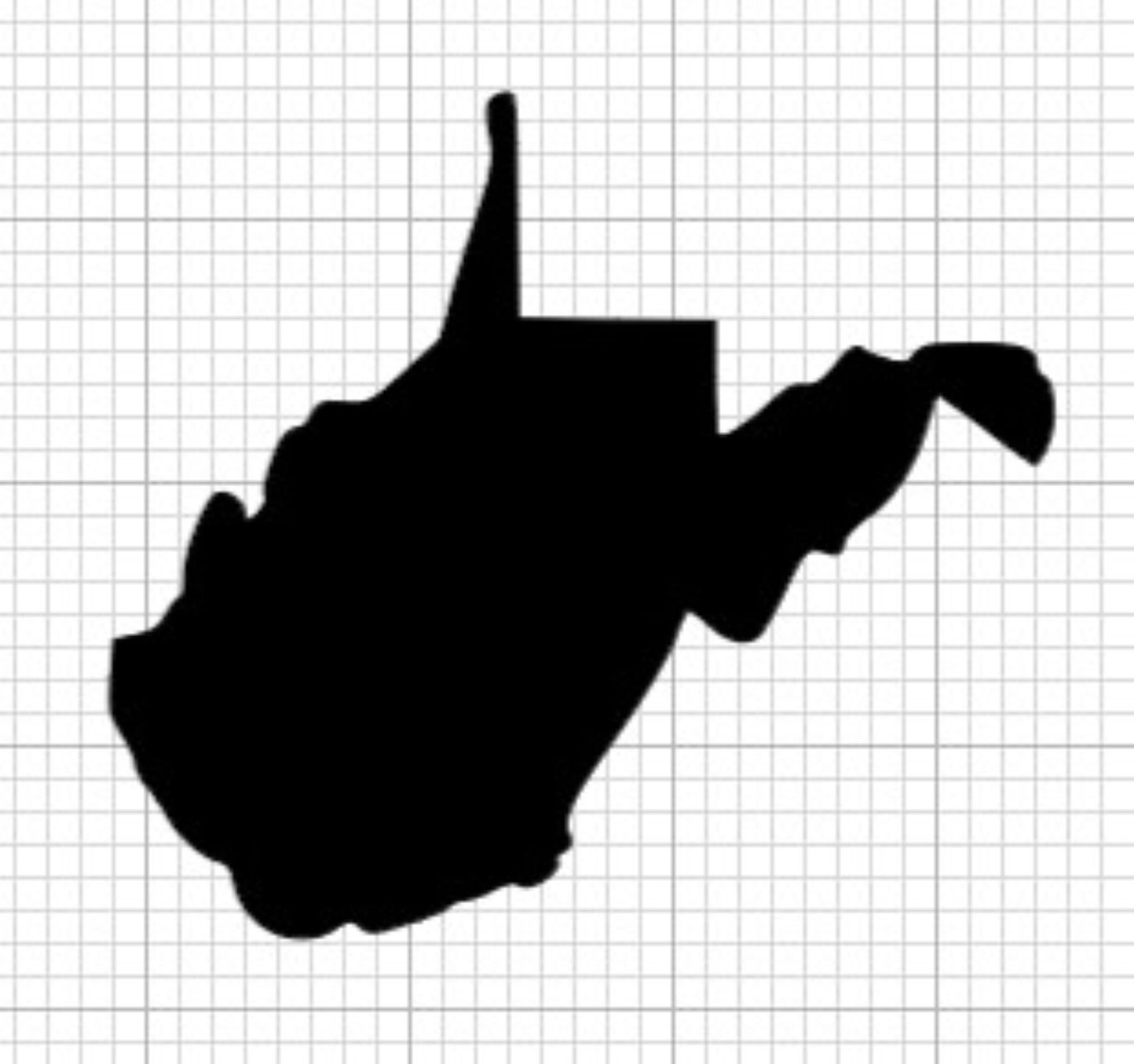 West Virginia State Die Cut Decal / Vinyl Sticker - Etsy