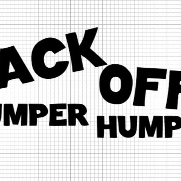 Bumper Humper Decal - Etsy