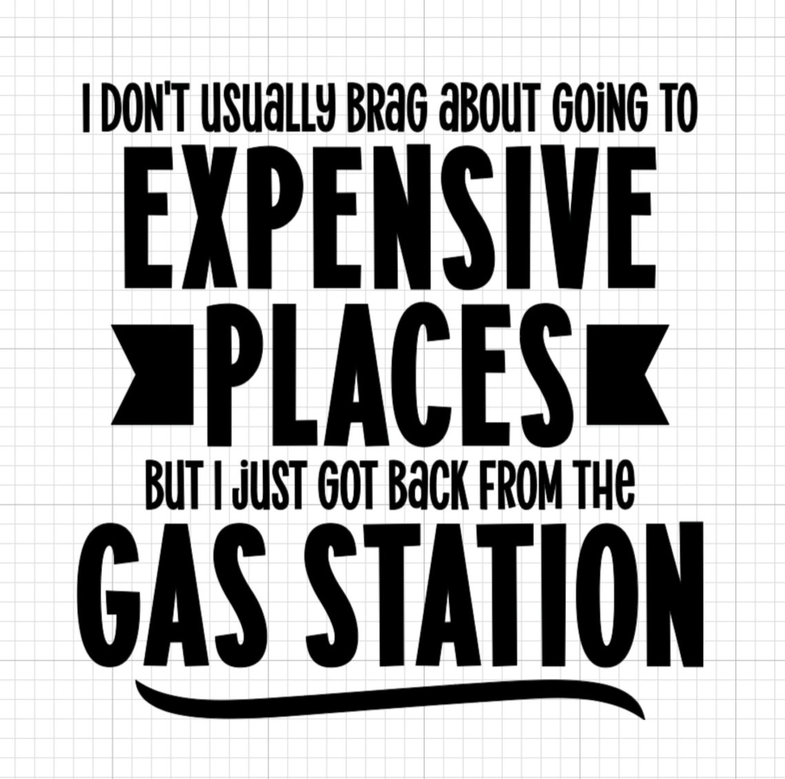 Expensive Gas Vinyl Decal / Sticker - Etsy